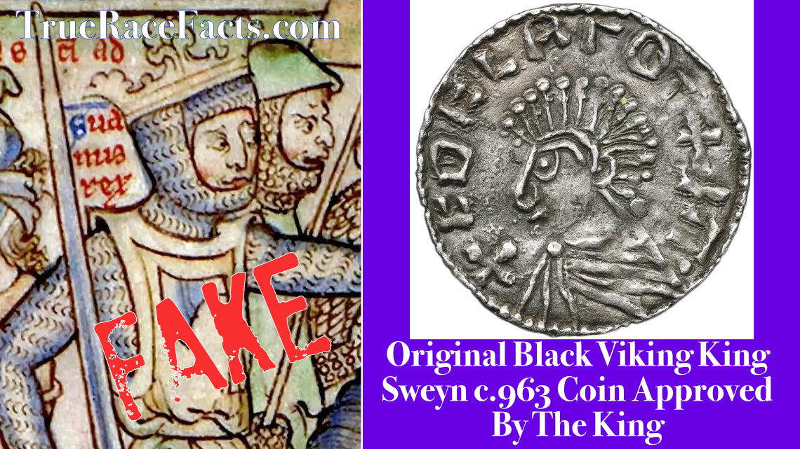 c.986 Black Norse Viking Sweyn Forkbeard King Norway, England & Sweden ...