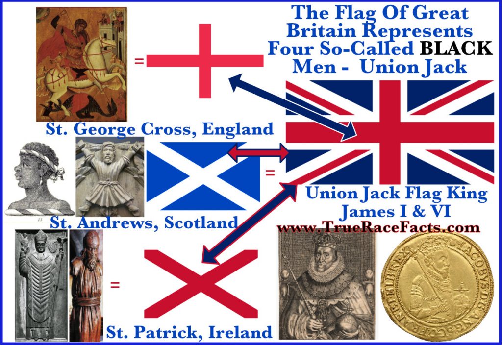 English, British & Scottish Flag Represents Four So-Called Black Men UK ...
